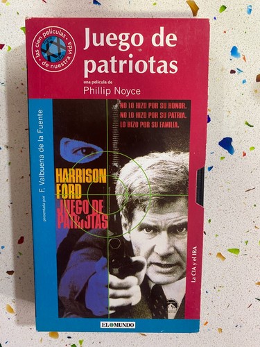 Jeu De Patriotes Cinta VHS HARRISON FORD PHILLIP NOYCE | eBay