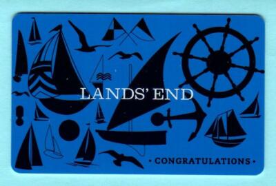 LANDS' END Congratulations Nautical Items 2012 Gift Card ( $0 ) | eBay