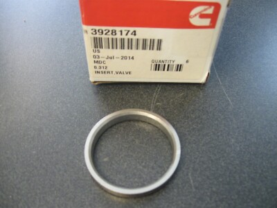 CUMMINS VALVE INSERT PART NUMBER 3928174 JA34 | eBay