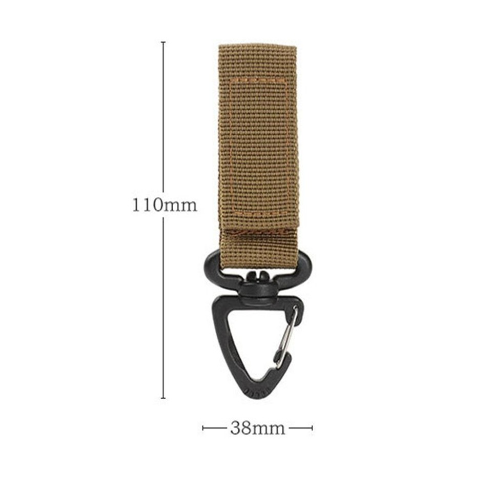 Nylon Ribbon Keychain Triangle Waist Fastener Hook Buckle Outdoor ...