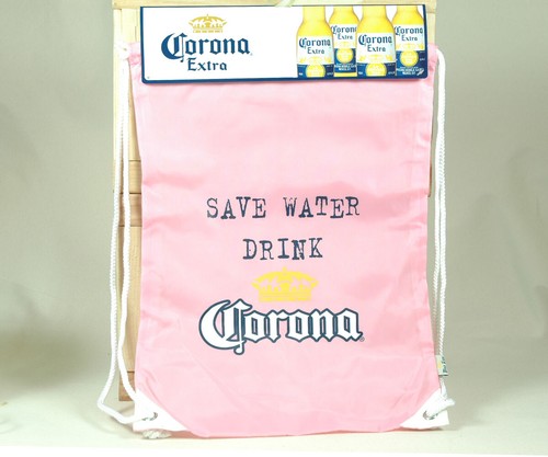 NEW Corona Extra Beer PINK DRAWSTRING SACK bag backpack | eBay