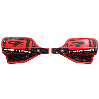 Fastway F.I.T. Version 3 Handguards with Shields 1 1/8" Bars Red/Red ...