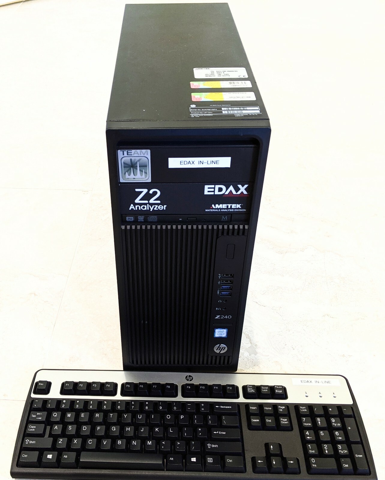 EDAX Z2 Analyzer Genesis Workstation w/Software: XRF SEM EDS Microscope ...