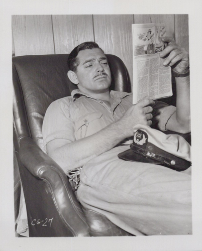 HOLLYWOOD KING CLARK GABLE HANDSOME PORTRAIT 1950s CANDID ORIG PHOTO ...