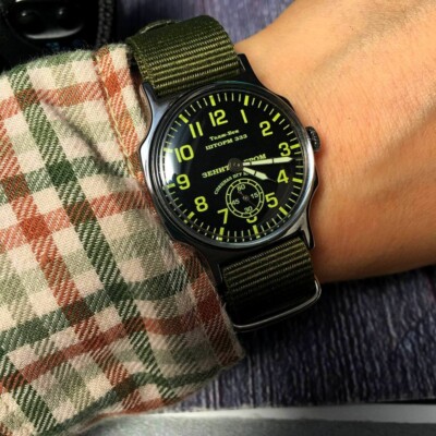 Vintage Soviet Military Watch for Men POBEDA - Rare Mechanical ...