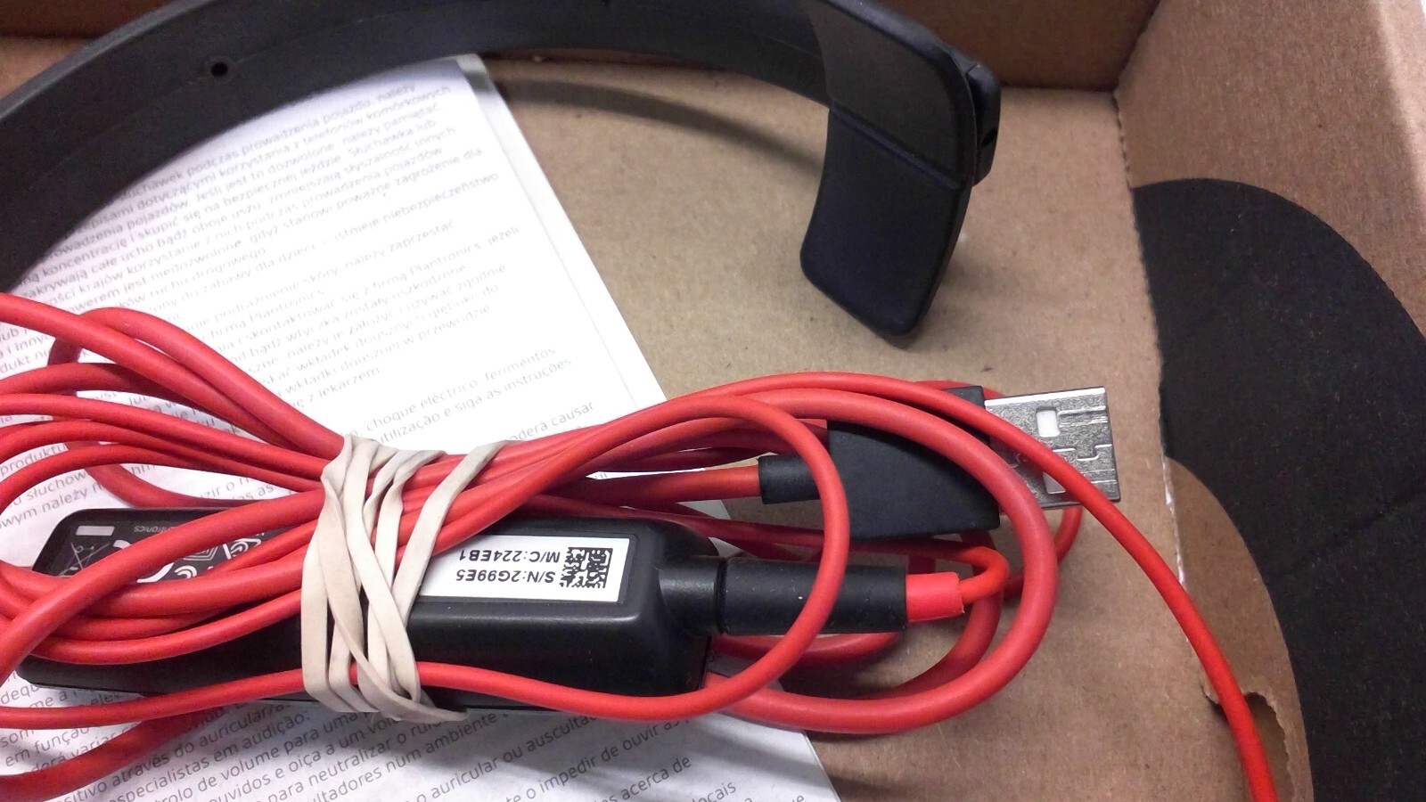 Plantronics Poly Blackwire 5210 207577-01 One Ear Headset Headphone | eBay