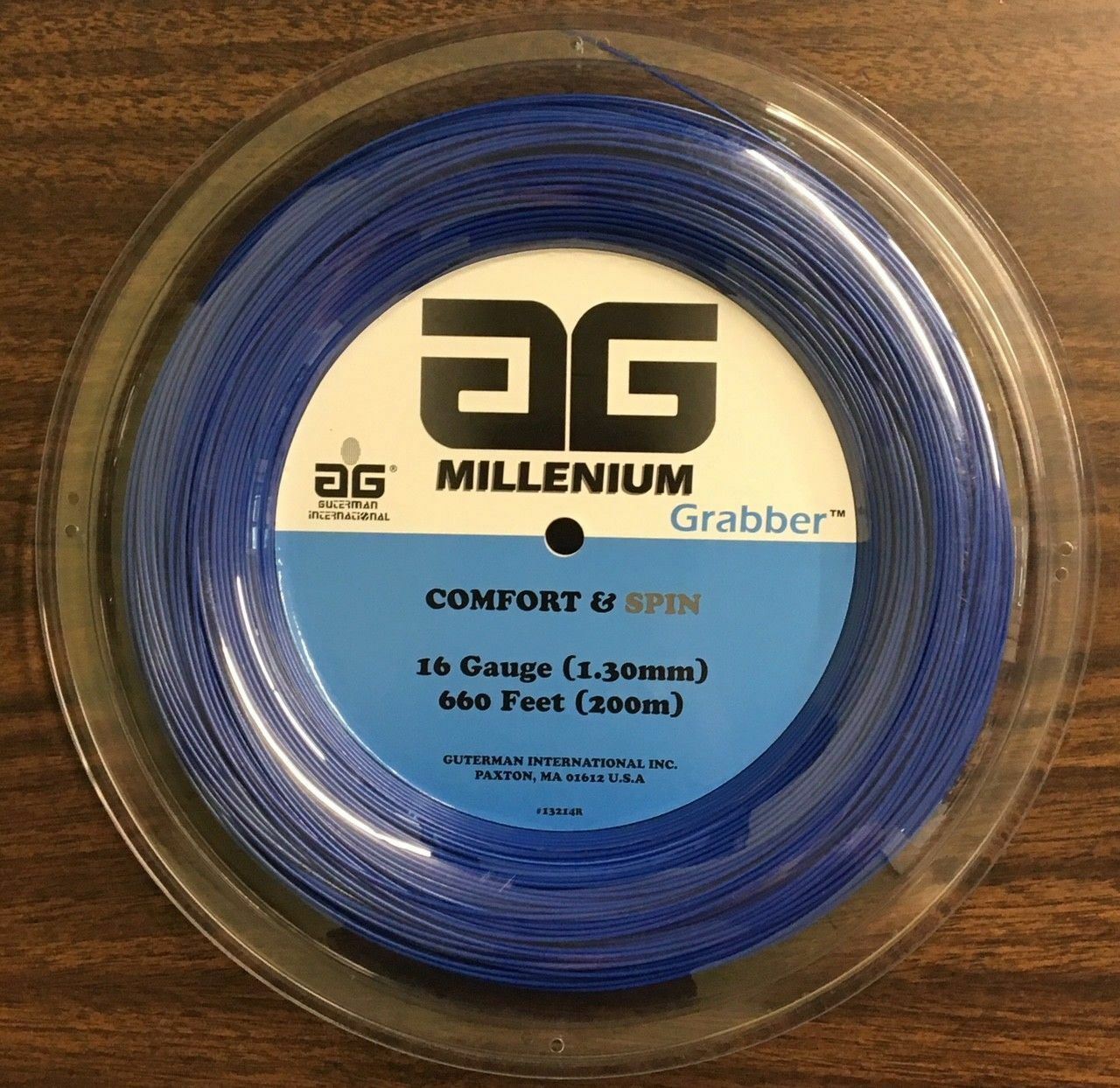 AG Millenium Grabber 16G Tennis String Reel - Blue | eBay