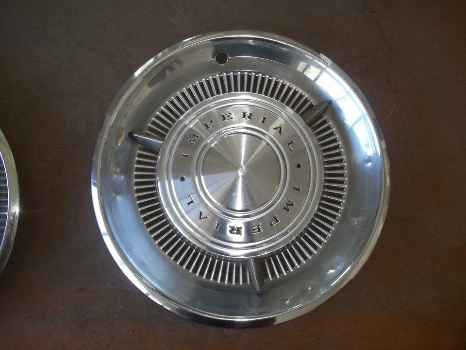 1960 60 Chrysler Imperial Hubcap Rim Wheel Cover Hub Cap 15" OEM USED ...