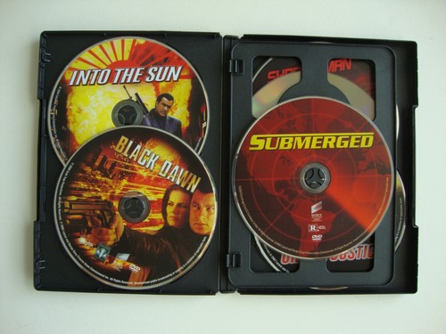 6 Steven Seagal DVDs in one case 2005, 2006, 2007 All VG+ to LN ...