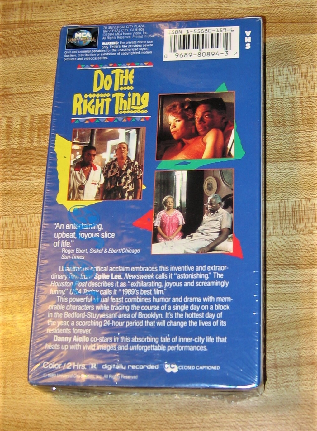 Spike Lee Movie-Do The Right Thing-VHS, 1989 Brand New-Sealed-OOP ...