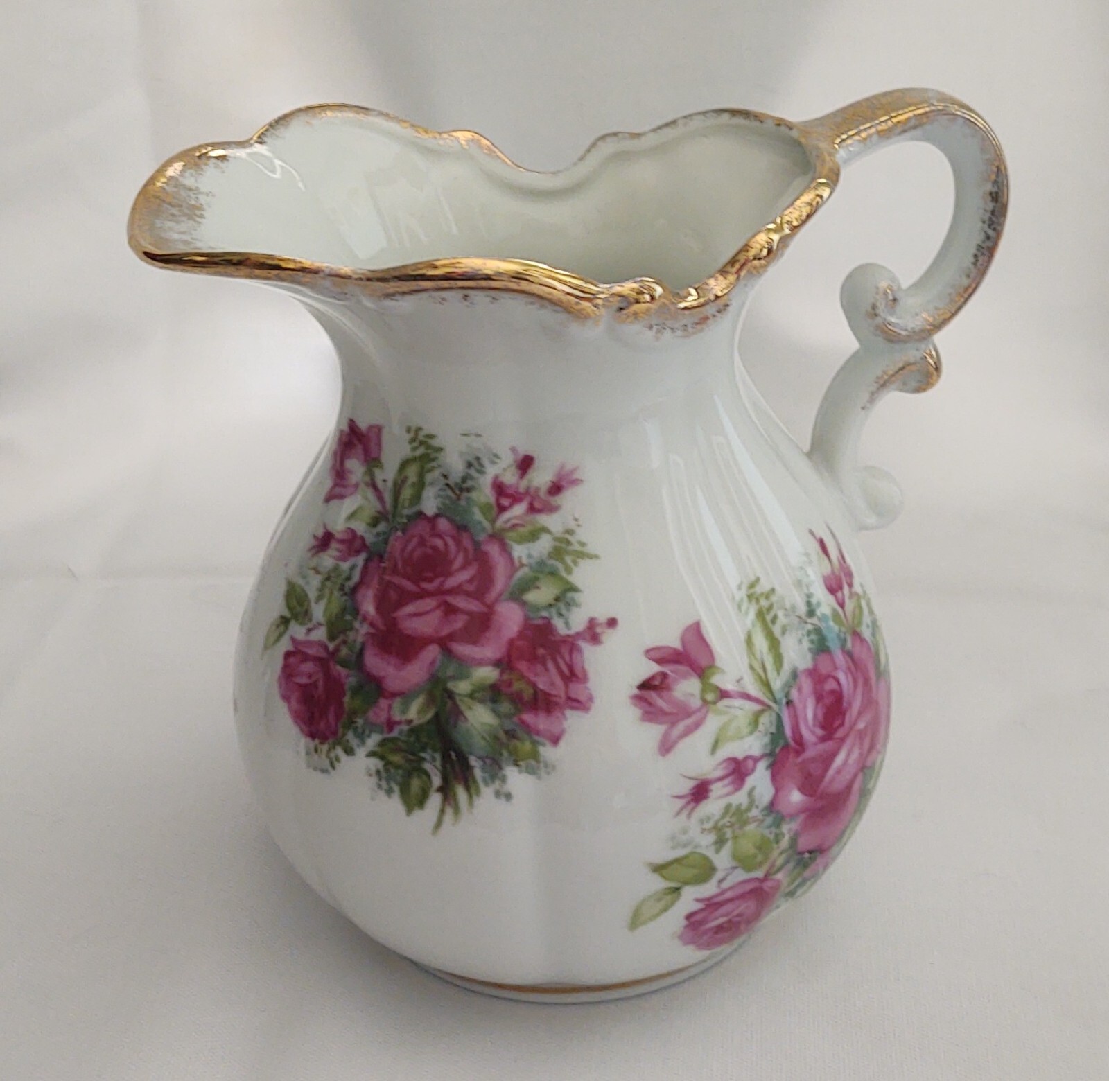 Tilso Japan Vintage Fine China Water Pitcher - Rose Pattern - 6 inches ...