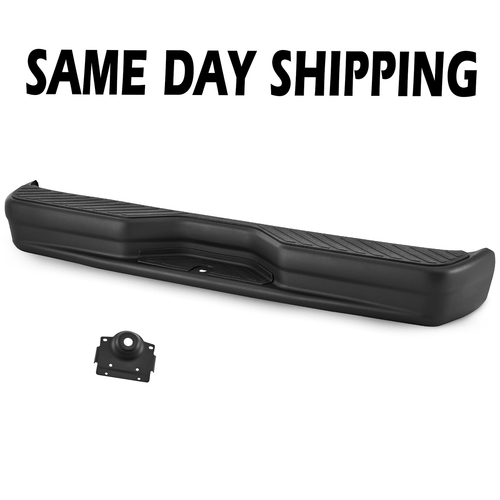 For 1992-2014 E150 E250 Ford Econoline Black Rear Step Bumper Assembly ...