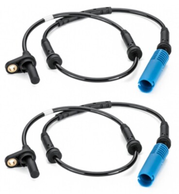 Hella Front Left & Right ABS Wheel Speed Sensors 012806421 for BMW E60 ...