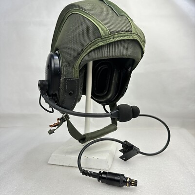 Large CVC Military Combat Vehicle Crewman Tanker Helmet Liner W/ Comms ...