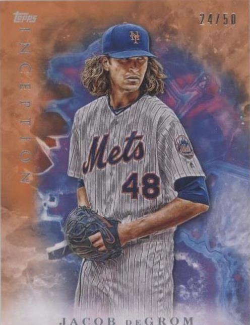 2017 Topps Inception - Jacob deGrom #24 Orange /50 for sale online | eBay