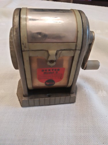 VINTAGE APSCO DEXTER MODEL 3 AUTOMATIC MULTI SIZE PENCIL SHARPENER GOOD ...