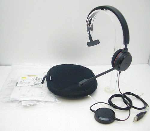 Jabra Evolve 20 Mono UC Corded USB Headset Hsc016 VG Great Sound for ...