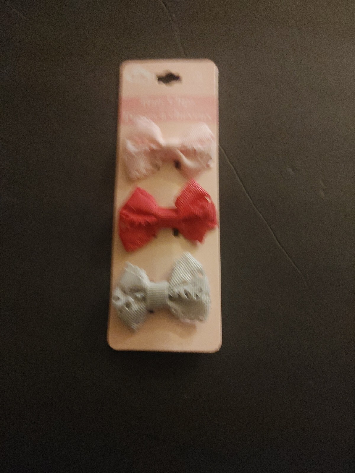 Set of three pink hot pink gray hair clips | eBay