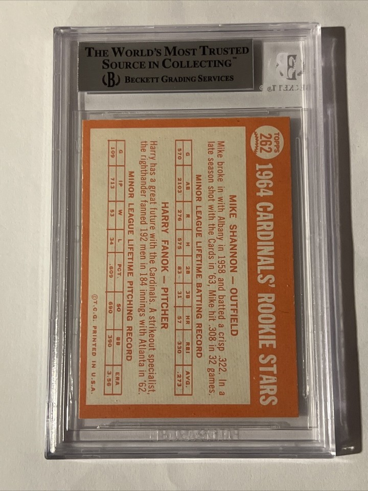 1964 Topps Mike Shannon Rookie Signed / Auto. BAS | eBay