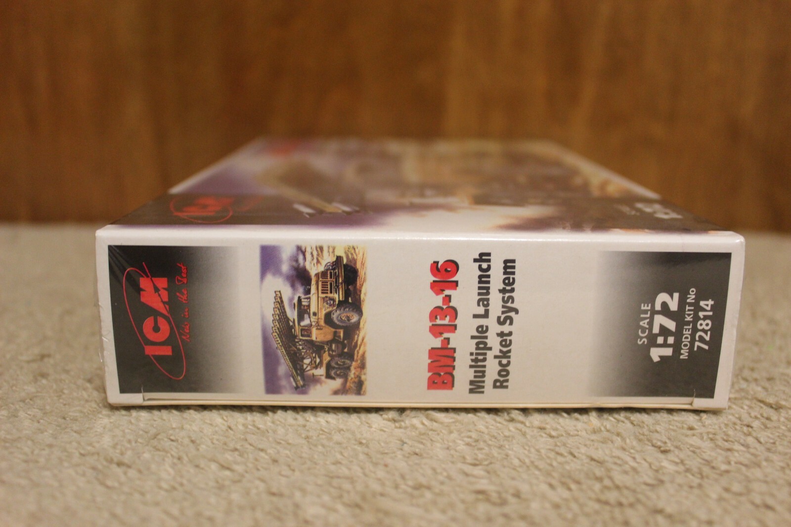 ICM 72814 Multiple Launch Rocket System Bm-13-16 1/72 Scale Model Kit ...