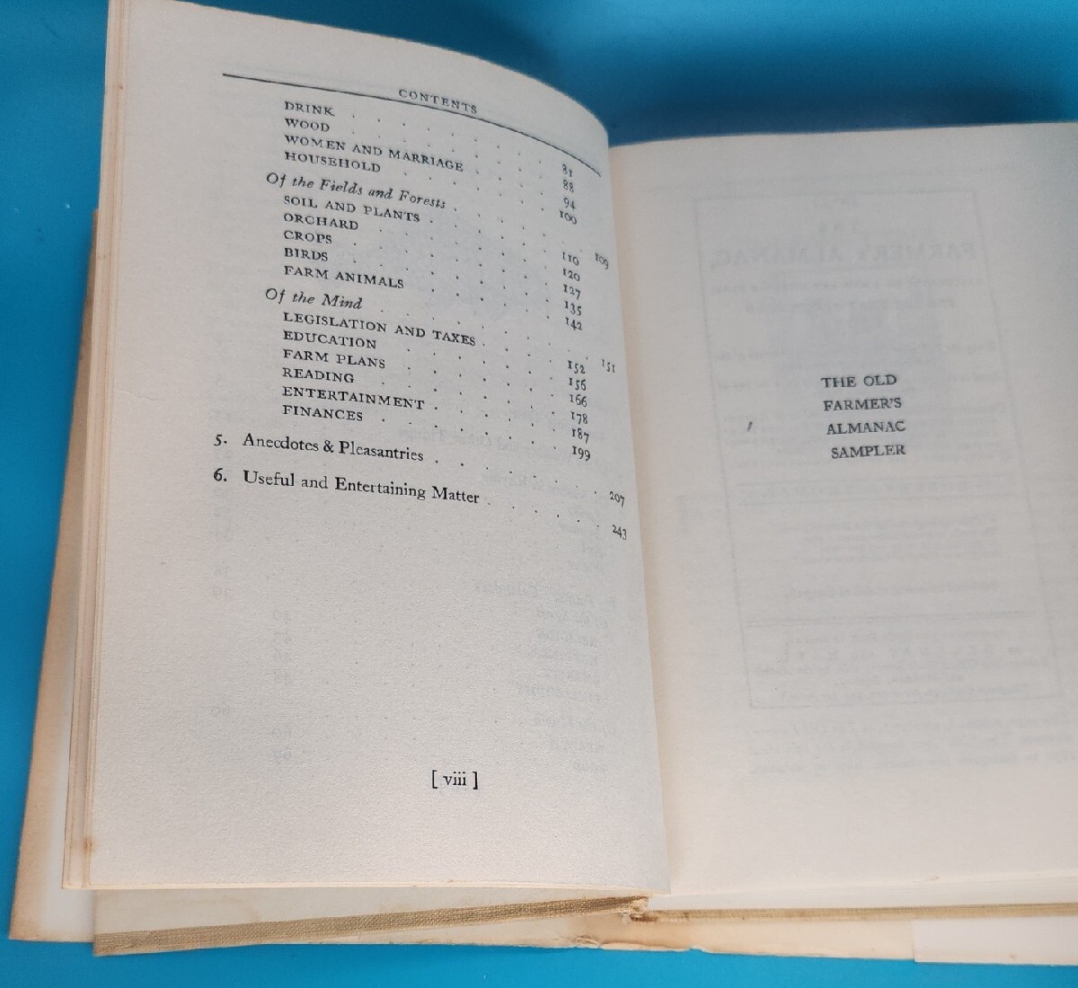 The Old Farmer's Almanac Sampler edited by Robb Sagendorph 1957 ...