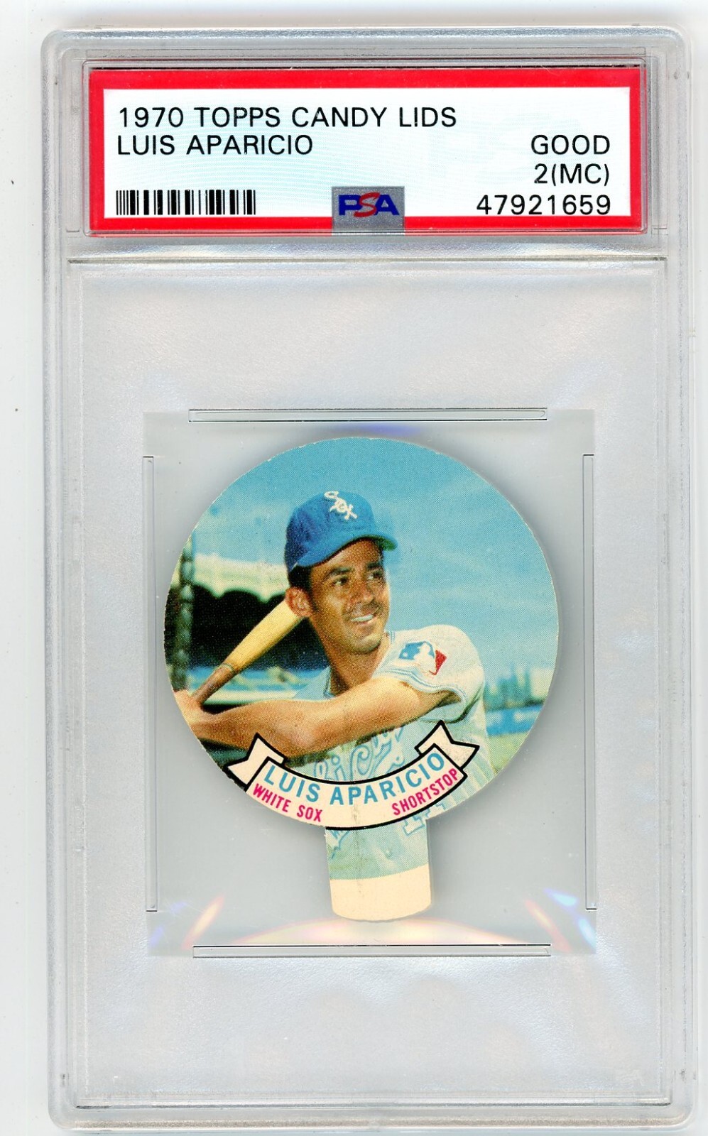 1970 Topps Candy Lids Test Issue LUIS APARICIO White Sox PSA 2 (MC ...