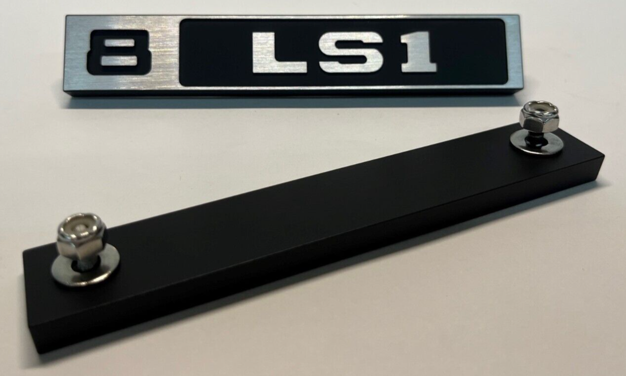 Emblem Custom Billet Front Fender 'LS1' Chevy Chevrolet GMC Truck 1967 ...