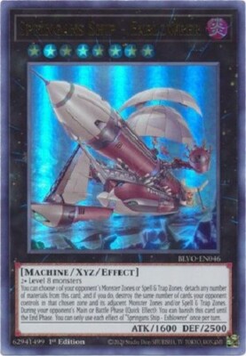 SPRINGANS SHIP - EXBLOWER *** 1ST EDITION ULTRA RARE BLVO-EN046 YUGIOH ...