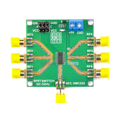 HMC252 DC to 3GHz Non-Reflective SP6T RF Switch Module Single-Pole 6 ...