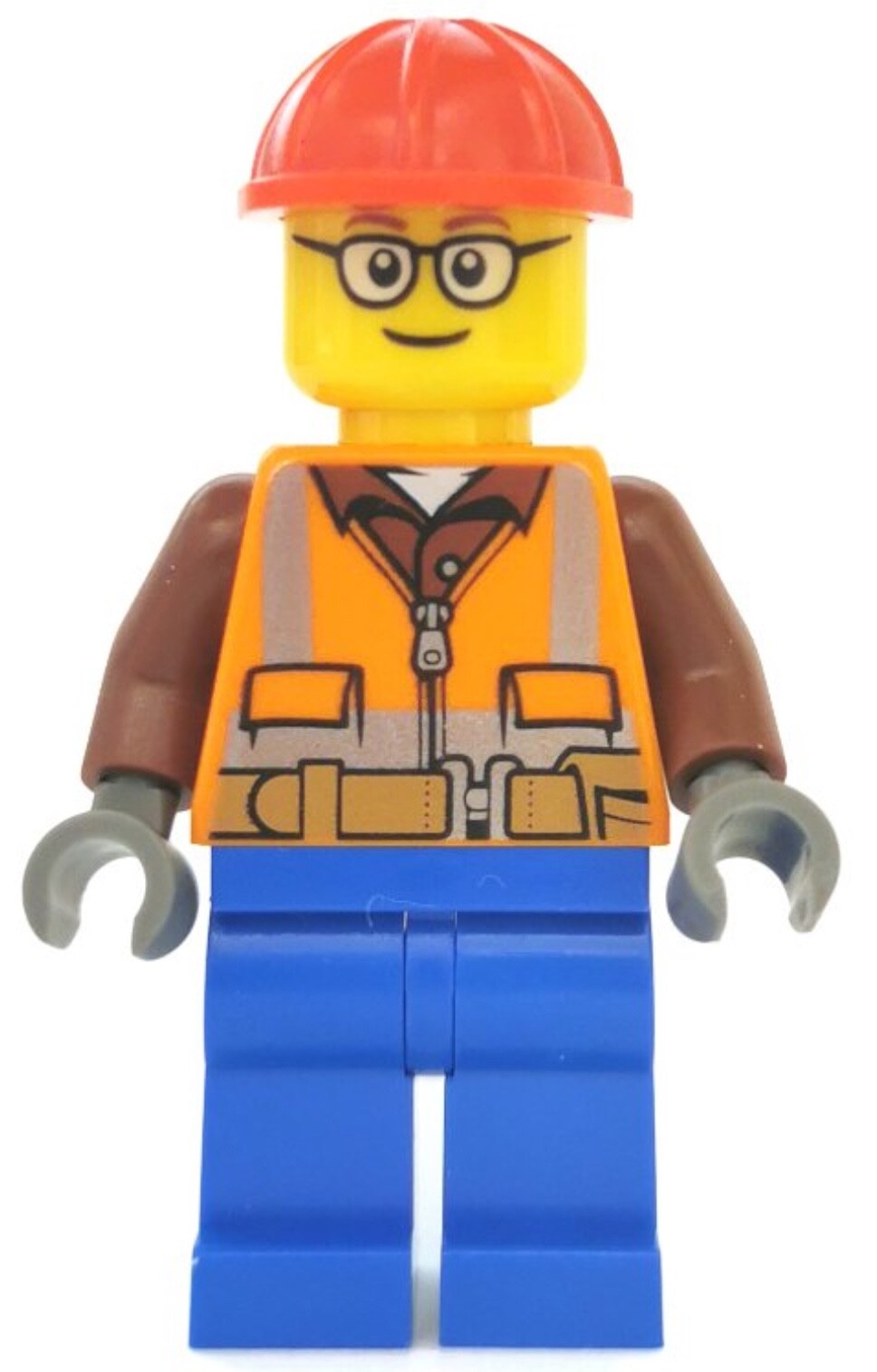 LEGO MINIFIGURE CITY CONSTRUCTION WORKER USED CONDITION CTY1162!! | eBay