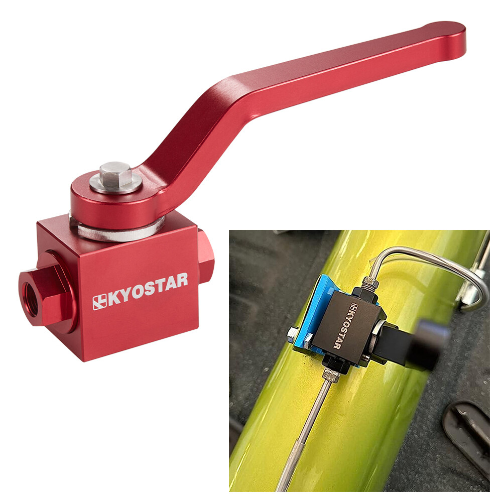 KYOSTAR Aluminium Brake Line Lock Shut Off Valve 1/8" NPT Billet ...