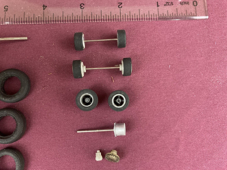 Vintage Slot Car Tires, Wheels & Axles Assortment | eBay