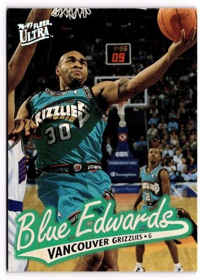 1996-97 Fleer Ultra - Blue Edwards #113 Grizzlies | eBay