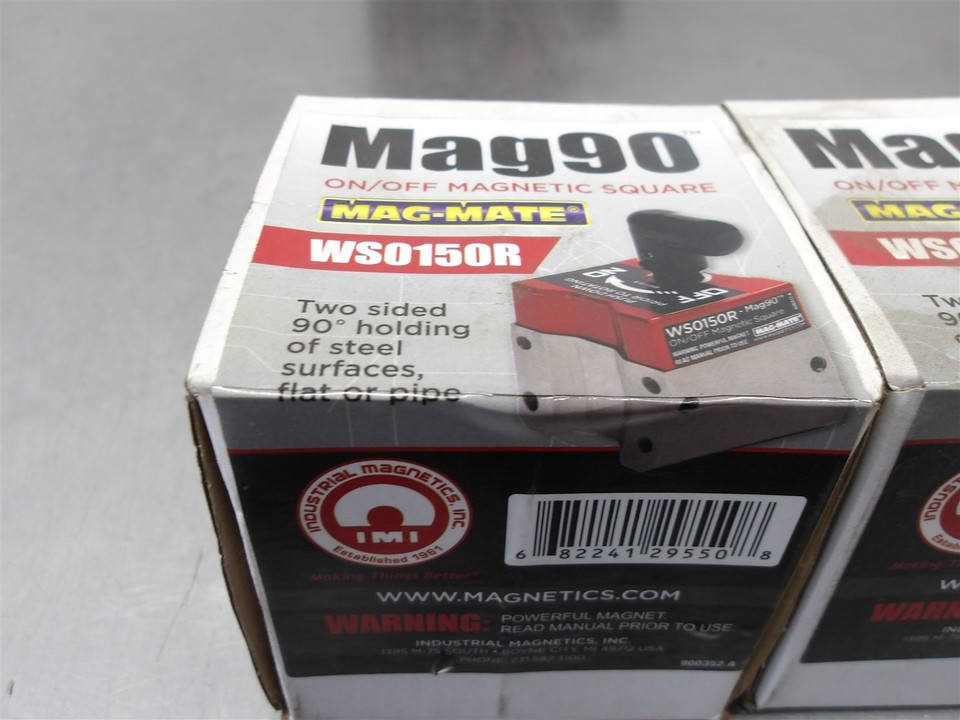 2 NEW! Mag90 On/Off Magnetic Square Mag-Mate WS0150R | eBay