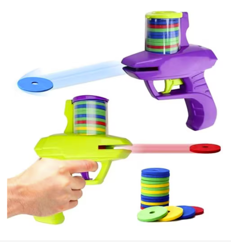 Foam Disc Gun Outdoor Toy – Flying Disc Shooter for Kids & Parents | eBay