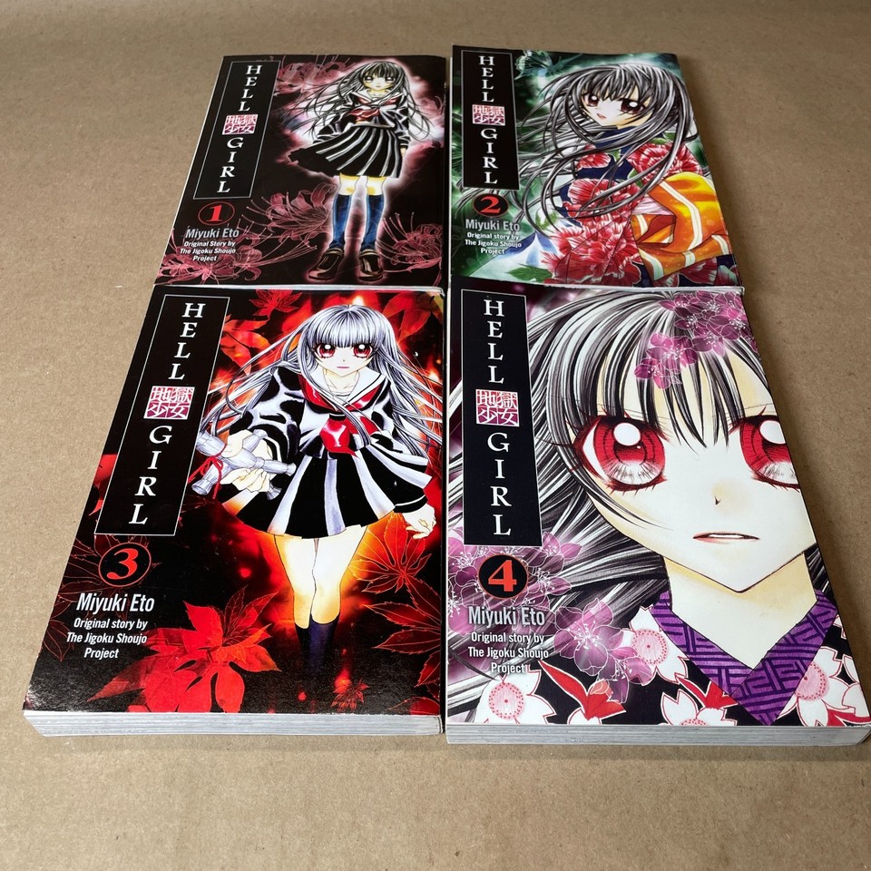 Miyuki Etol| Hell Girl Vol. 1-4 English Version Del Ray Manga 2008 | eBay