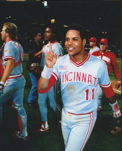 BARRY LARKIN CINCINNATI REDS 1990 WORLD SERIES 8 X 10 ORIGINAL PHOTO 1 ...
