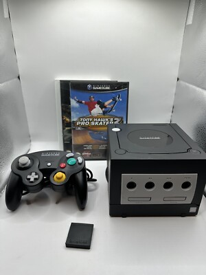 Nintendo GameCube Console - Black BUNDLE! GAMES!!! TESTED WORKING ...