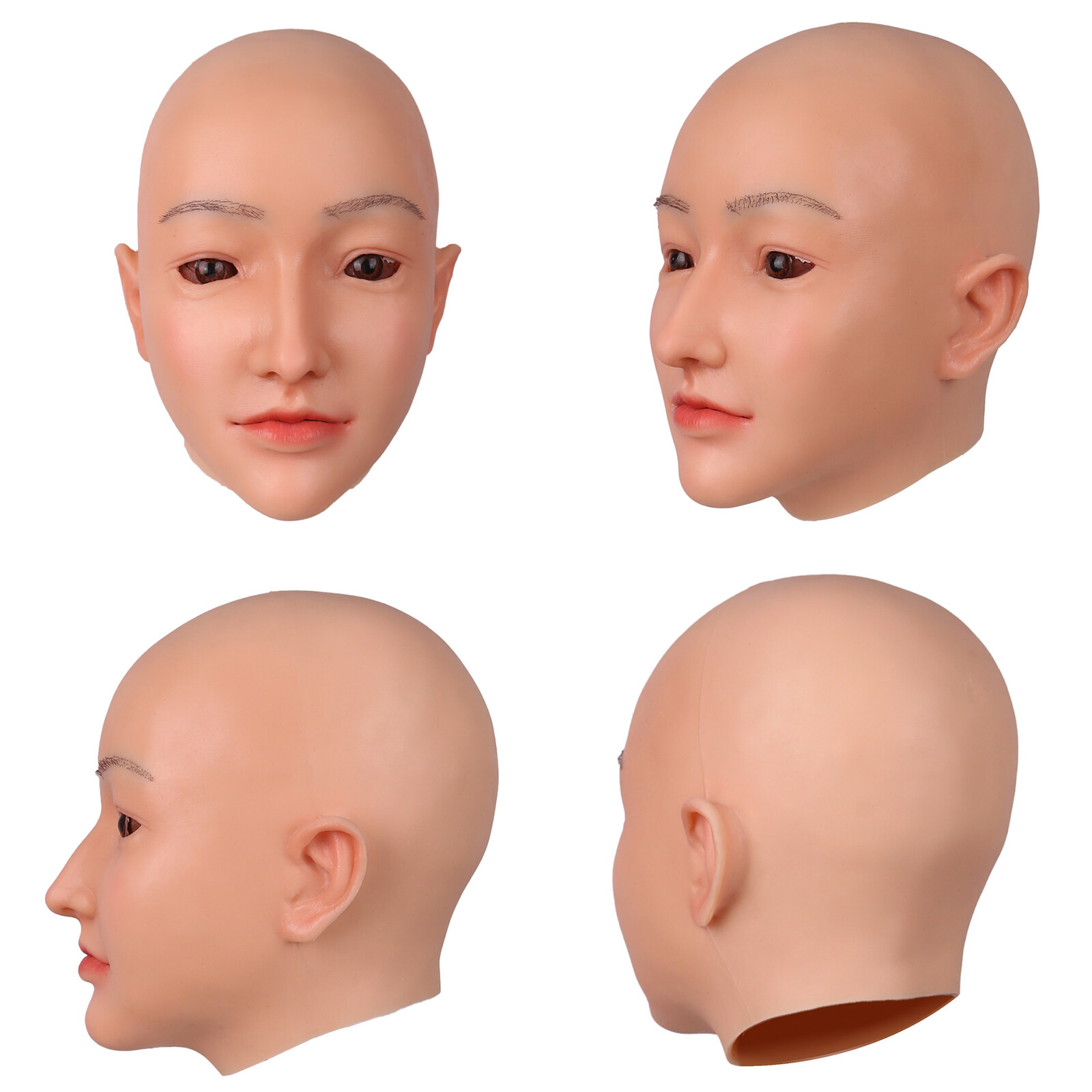 Avi Realistic Silicone Mask Female Full Headwear for Crossdresser ...