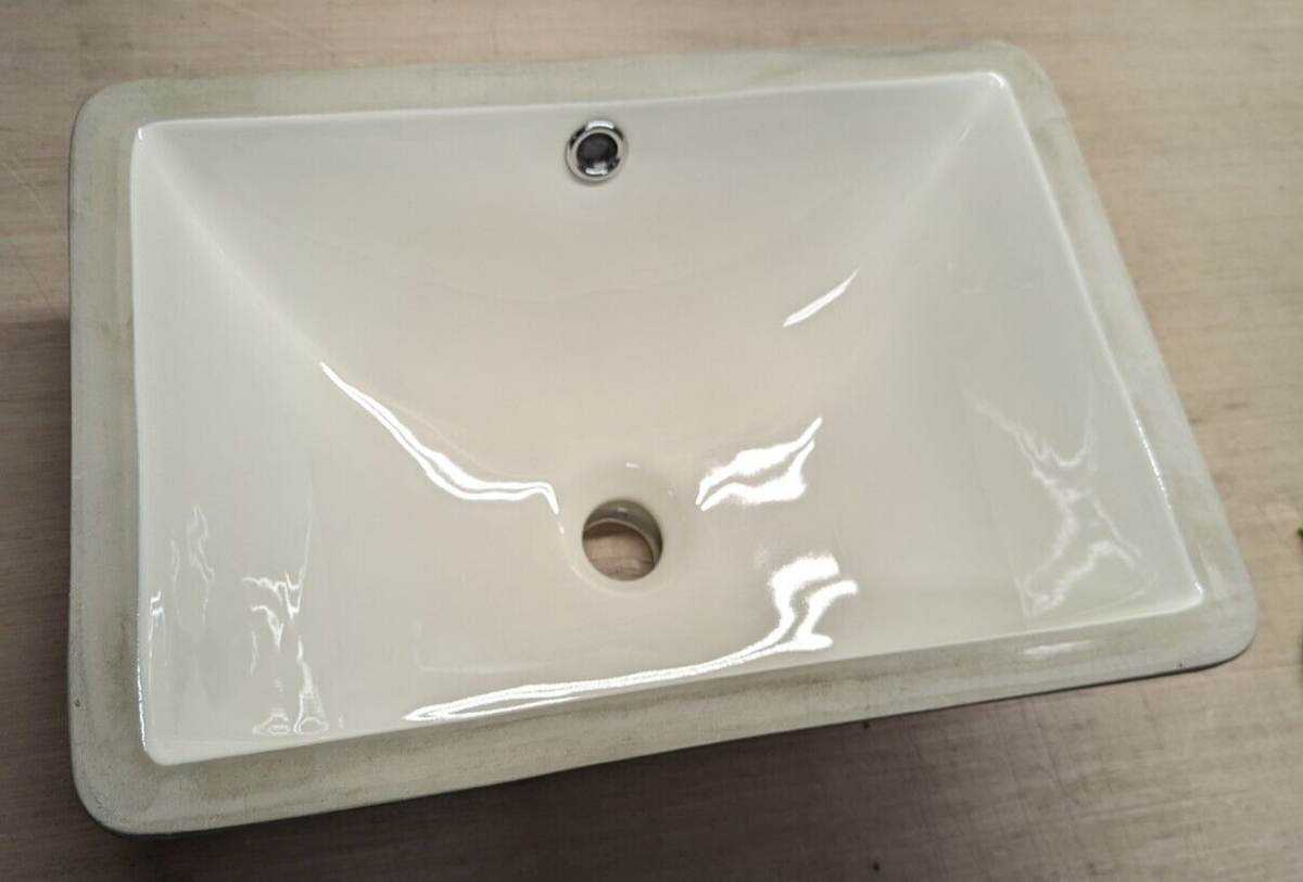 Biscuit Bathroom Sink