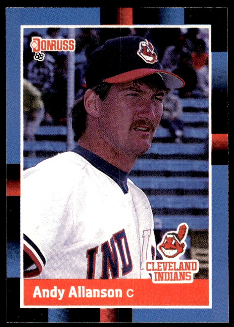 1988 Donruss Baseball Card Andy Allanson Cleveland Indians #465 | eBay