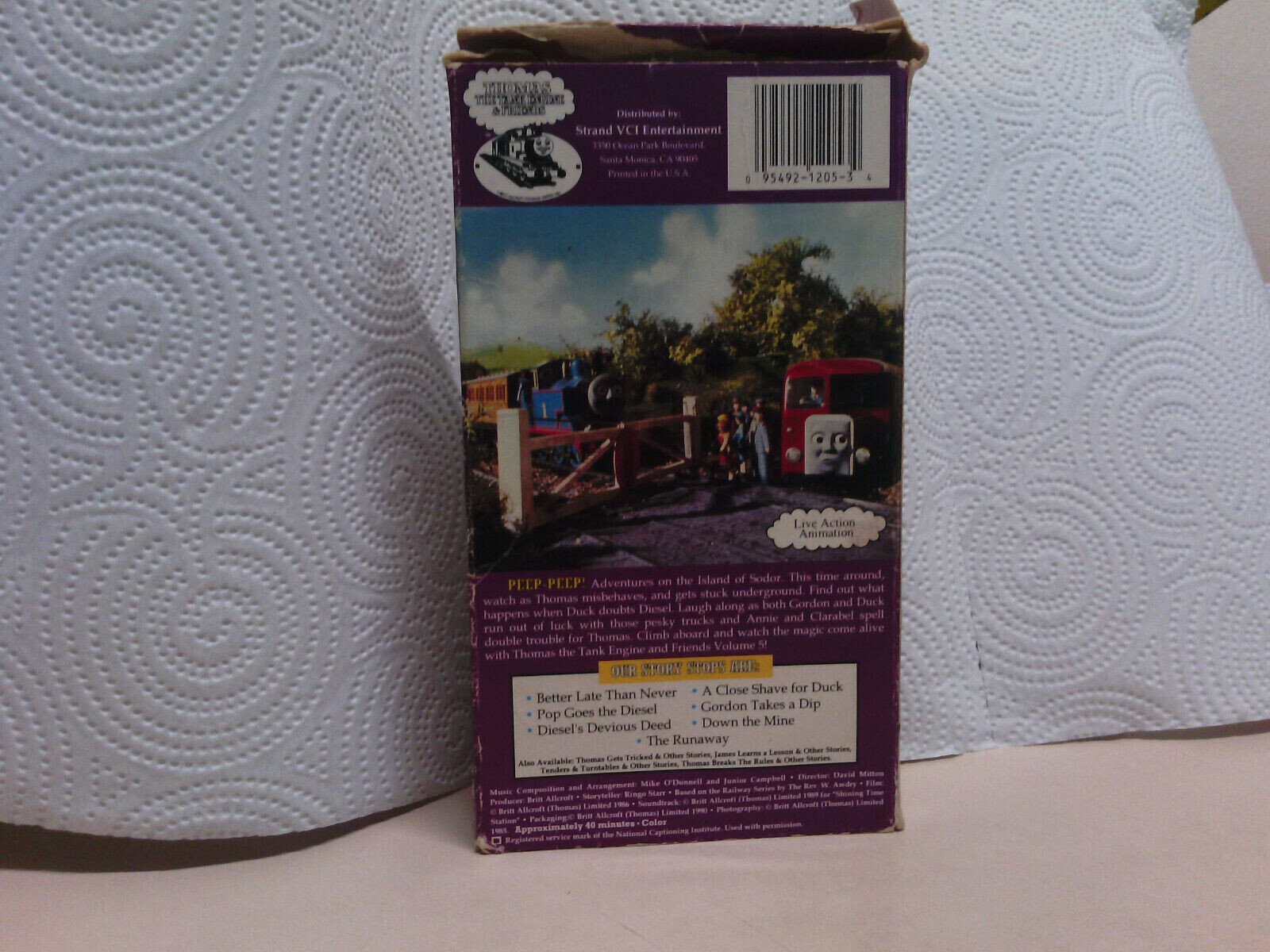 Thomas the Tank Engine and Friends Better Late Than Never Strand 1991 ...