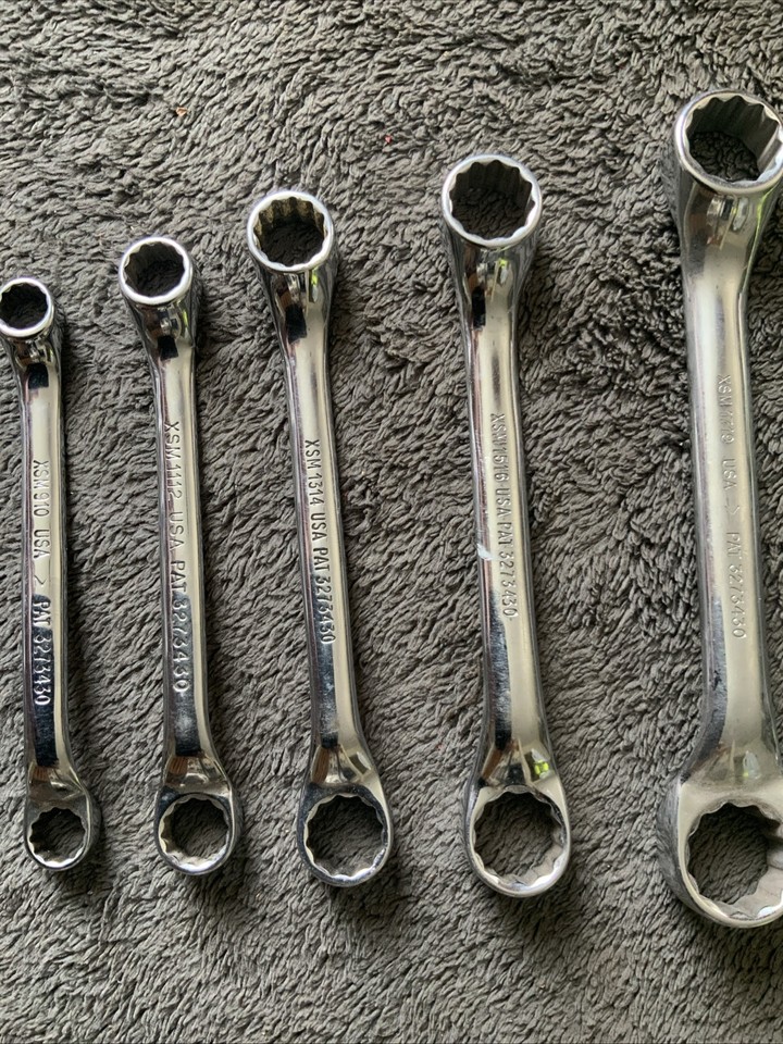 Snap On Stubby Box End Wrench Set, Metric, 8c…6 Up To 20…..see Pics….l ...