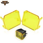 AUXBEAM Pair 3"inch Protective Amber Light Cover For LED Work Lights ...