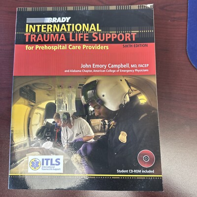 International Trauma Life Support 6th Edition W/ CD. Free Shipping ...