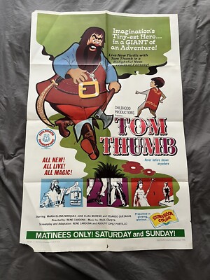 Tom Thumb Movie Poster (1957) (Original) | eBay