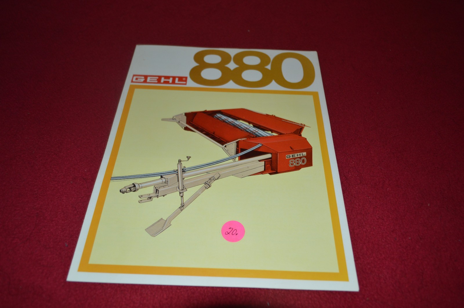 Gehl 880 770 Haybine Mower Conditioner Dealer's Brochure AMIL9 | eBay