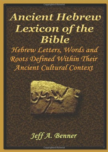 The Ancient Hebrew Lexicon Of The Bible by Jeff Benner | eBay