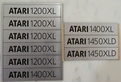 ATARI 1200XL Case Badges 400/800/815/830/822/800XL/600XL/800XE/xf551 ...