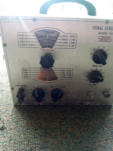 Eico Signal Generator Model 324 Untested, Powers On, Lights Up | eBay